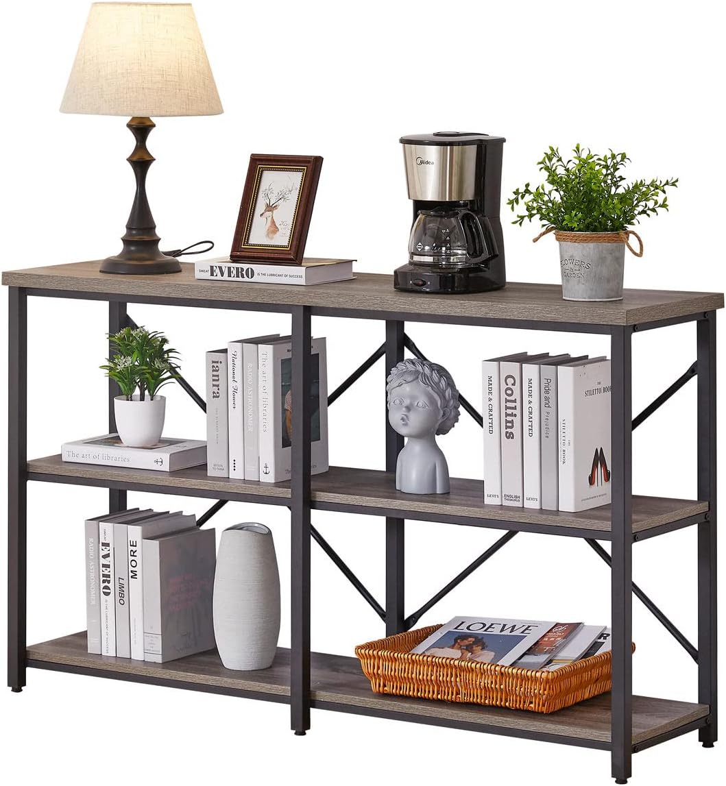 Buy BON AUGURE Industrial Console Table for Entryway, Rustic Sofa Table ...