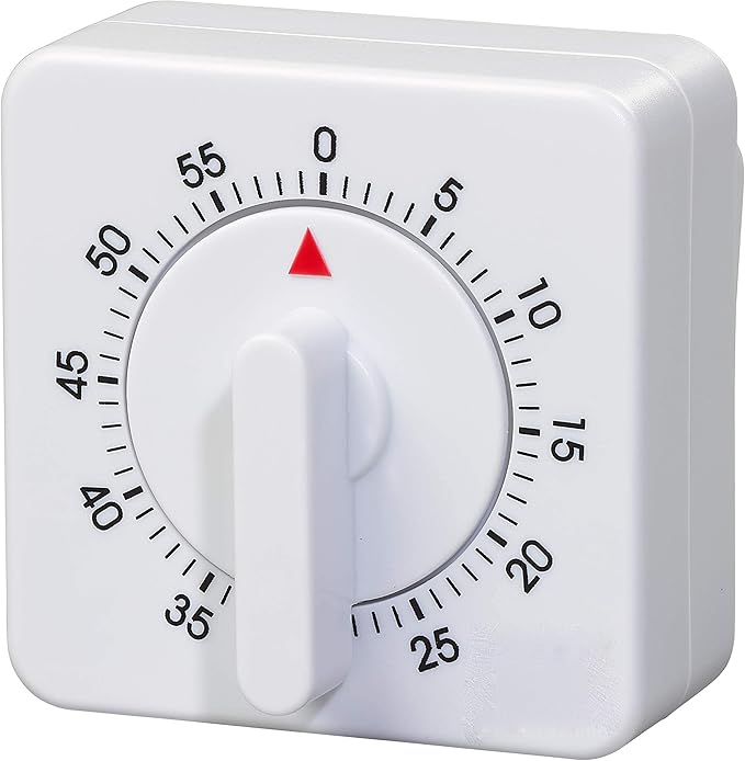 Küchentimer Mechanische,60 Minuten/1 Stunde Eieruhr Mechanisch Tragbare ...