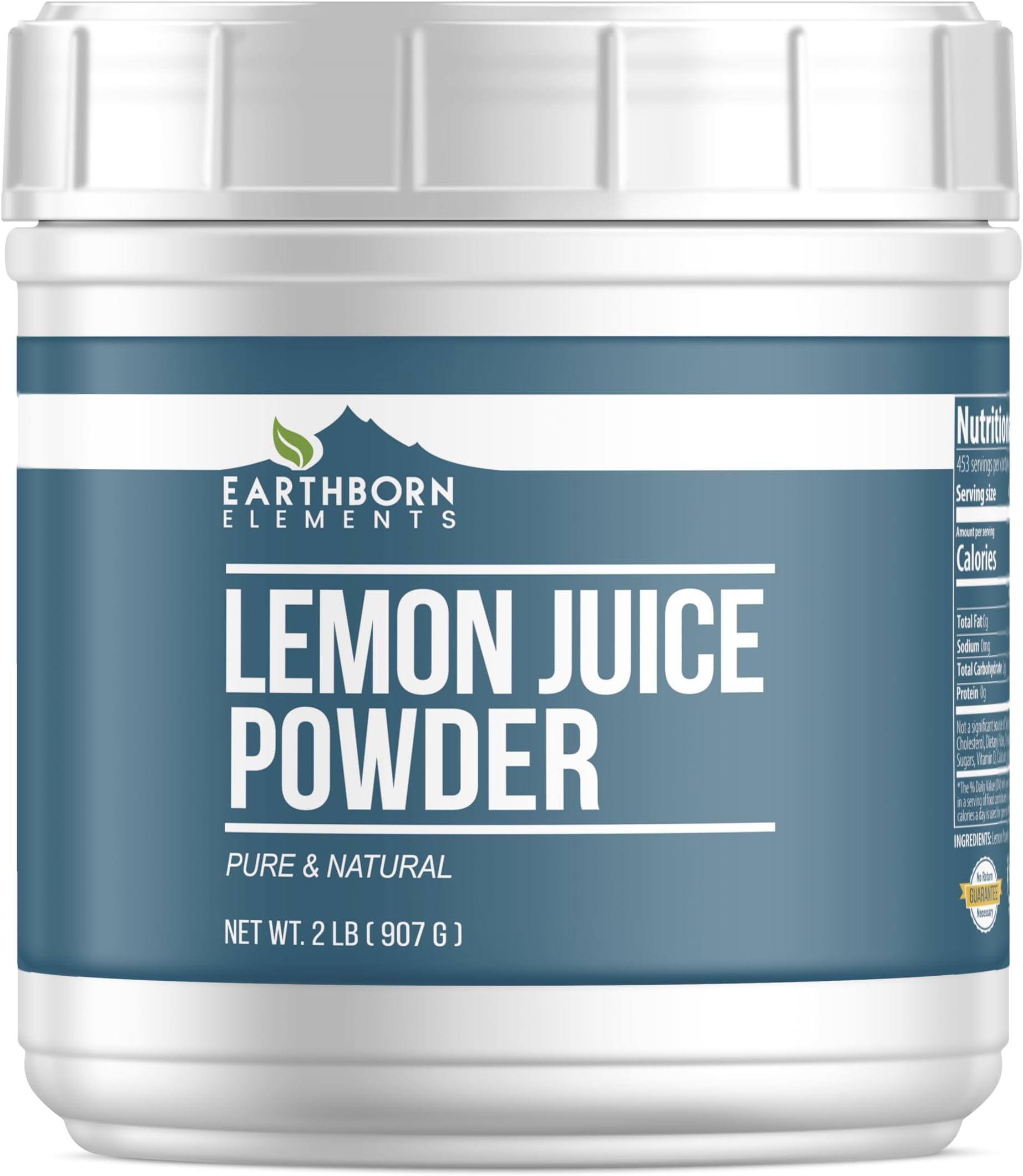 Amazon.com : Earthborn Elements Lemon Juice Powder 2 lb, Pure & Natural ...
