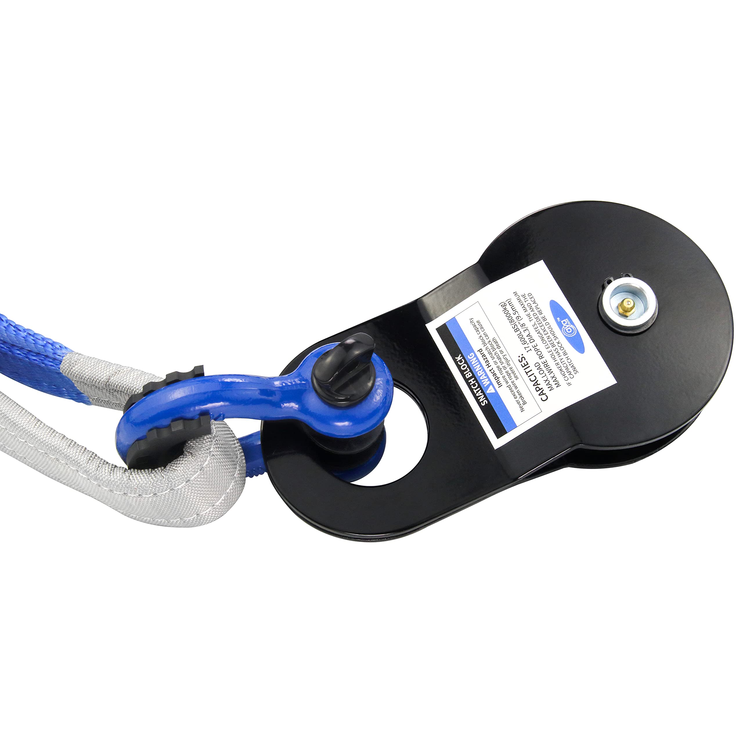 Snapklik.com : AyA Gear 8 Ton Winch Snatch Block Towing Pulley Blocks 17