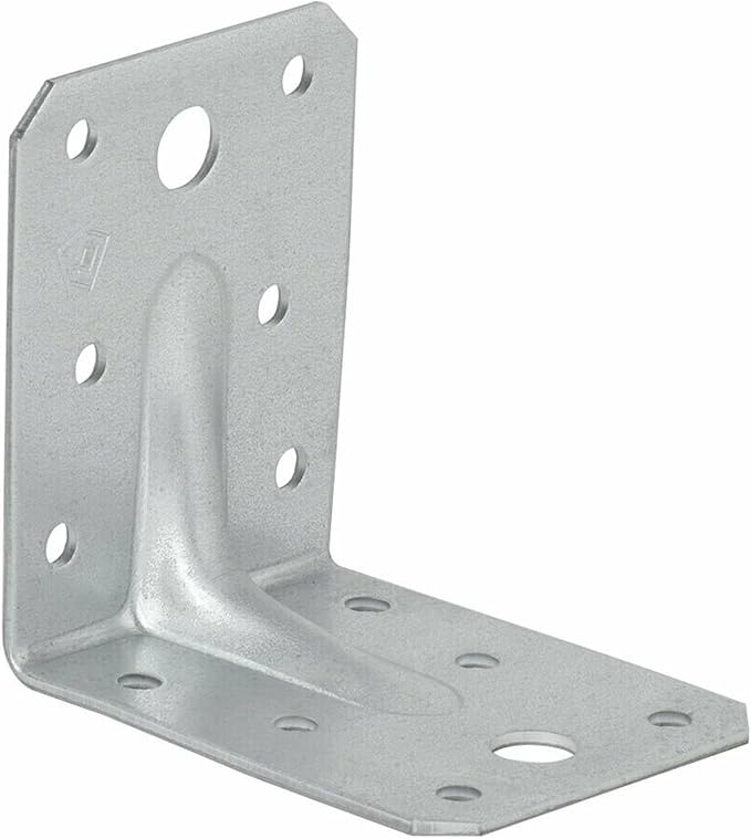Angle Bracket Heavy Duty 2.5mm Galvanised Steel Metal Corner Braces for ...
