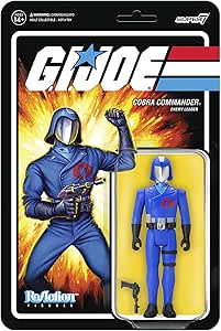 Amazon.com: Super7 G.I. Joe Cobra Commander 3.75 in Reaction Figure