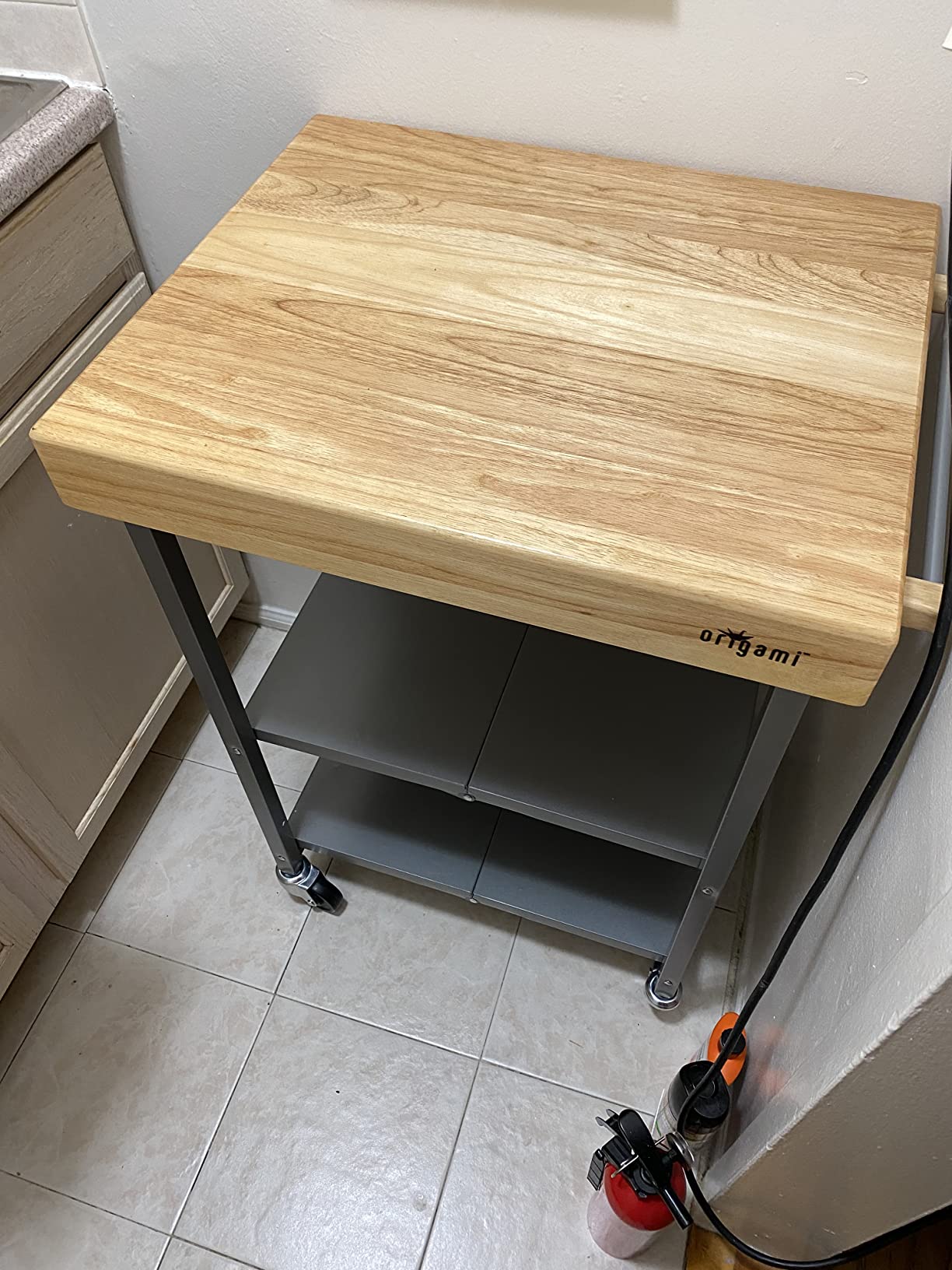 $18/mo - Finance Origami Folding Kitchen Cart on Wheels | for Chefs ...