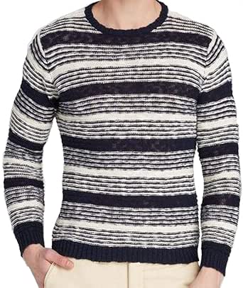 GANT Mens The Slubber Crew Neck Knitted Jumper-Blue-M at Amazon Men’s ...