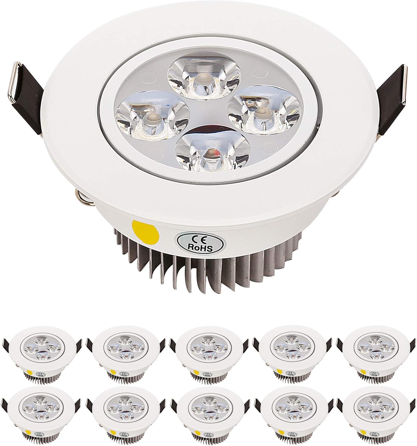 LEDSONLINE LED Downlight Recessed Lighting Dimmable Warm White 110V ...