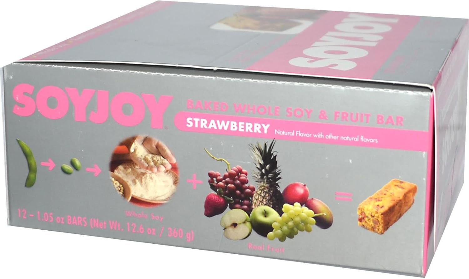 Amazon.com: Soy Joy Strawberry - 12 bars,(Soy Joy) : Health & Household