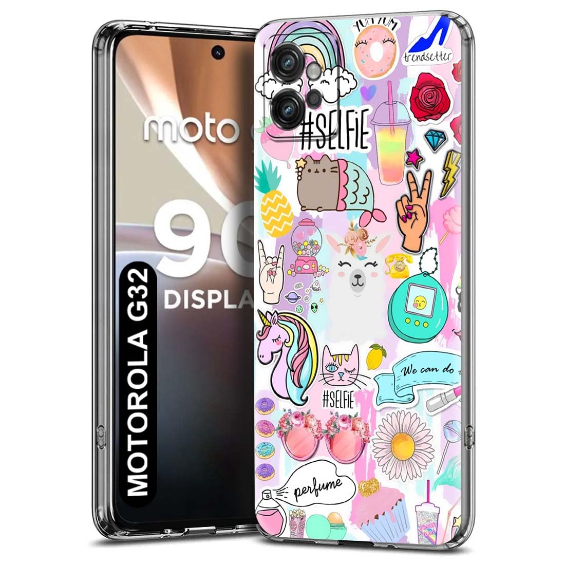 Fashionury Silicone Designer Case for Motorola Moto G32 Back Cover for ...