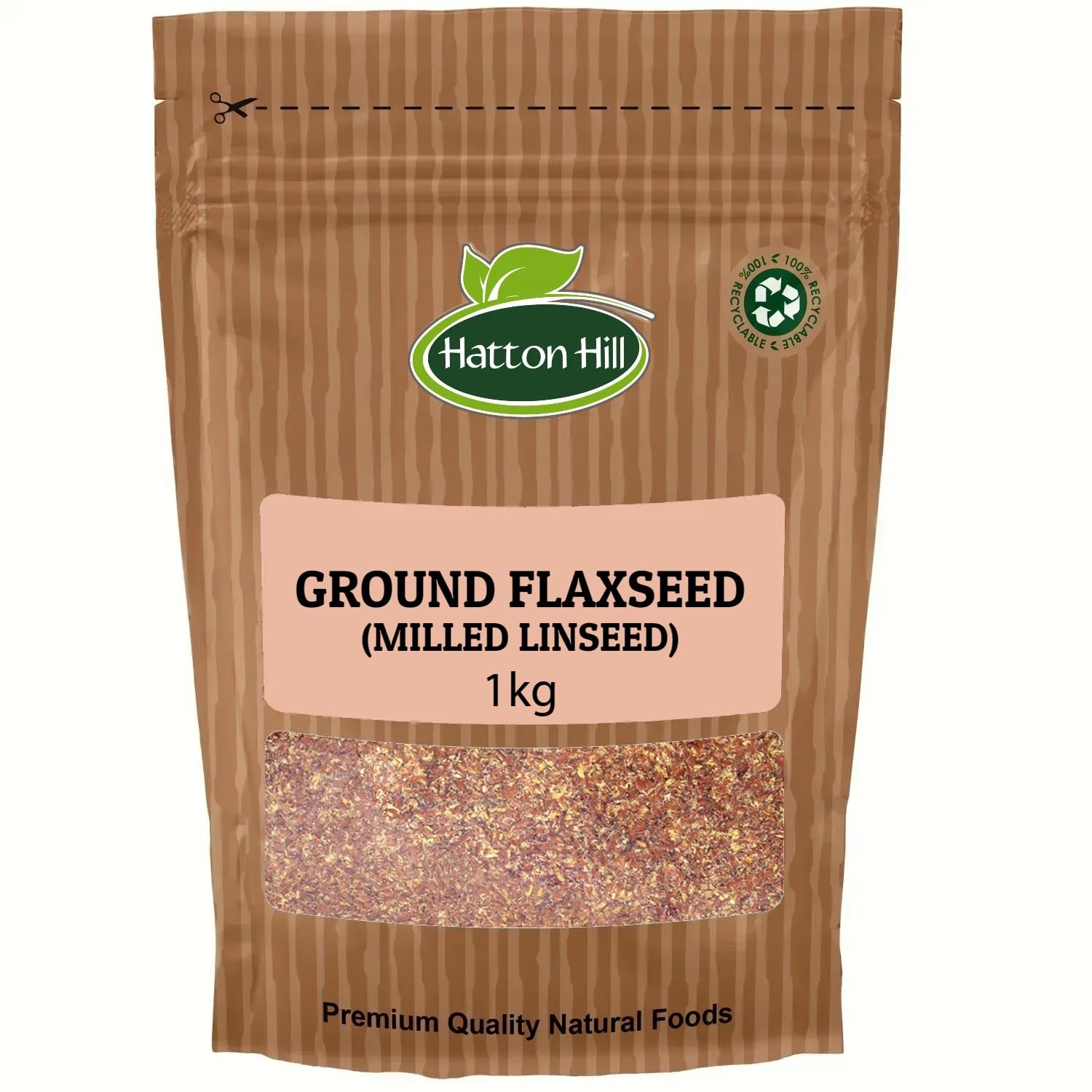 Ground Flaxseed (Milled Linseed) 1kg by Hatton Hill | Nutritious and ...