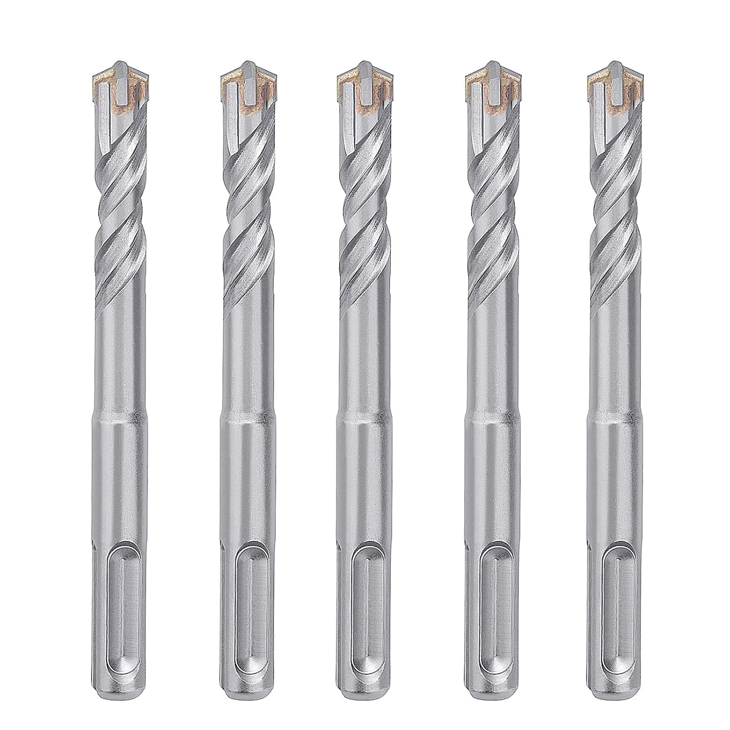 Amazon.com: 5 Pack 1/2 in x 4.33 in (12 x 110mm) SDS Plus Rotary Hammer ...