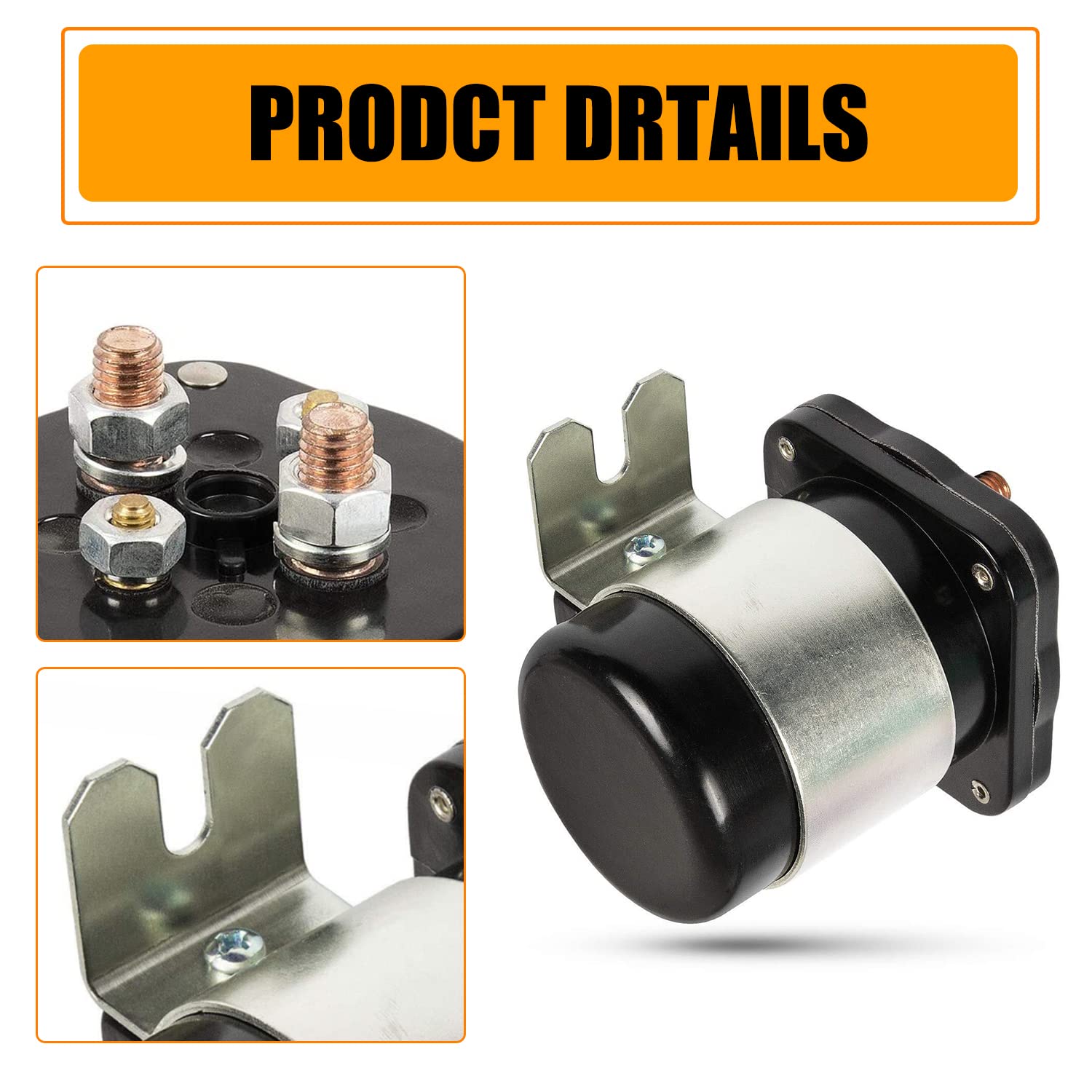 811 Solenoid 586-105111 586-902 4 Terminal 12V DC Solenoid 200A 114 ...