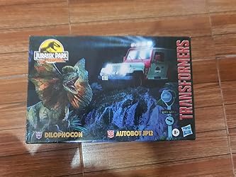 Amazon.com: Transformers Collaborative Jurassic Park x Toys Dilophocon ...