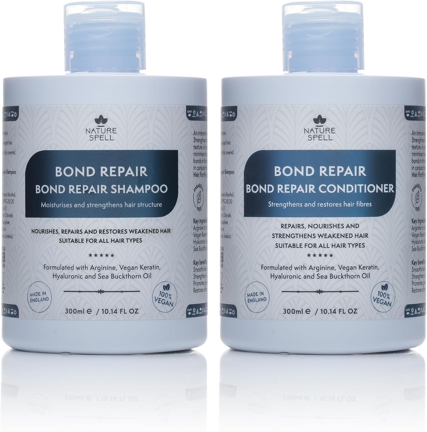 Nature Spell Bond Repair Shampoo and Conditioner Set 300ml x2 ...