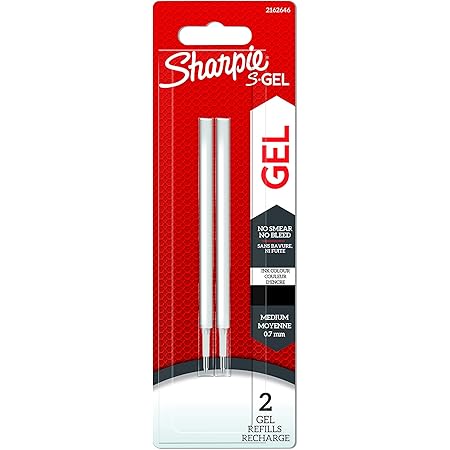 Sharpie S-Gel | Metal Gel Pens | Medium Point (0.7mm) | Steel Grey ...