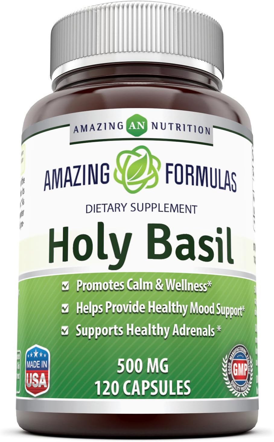 Amazon.com: Amazing Formulas Holy Basil Dietary Supplement - 500 mg 120 ...