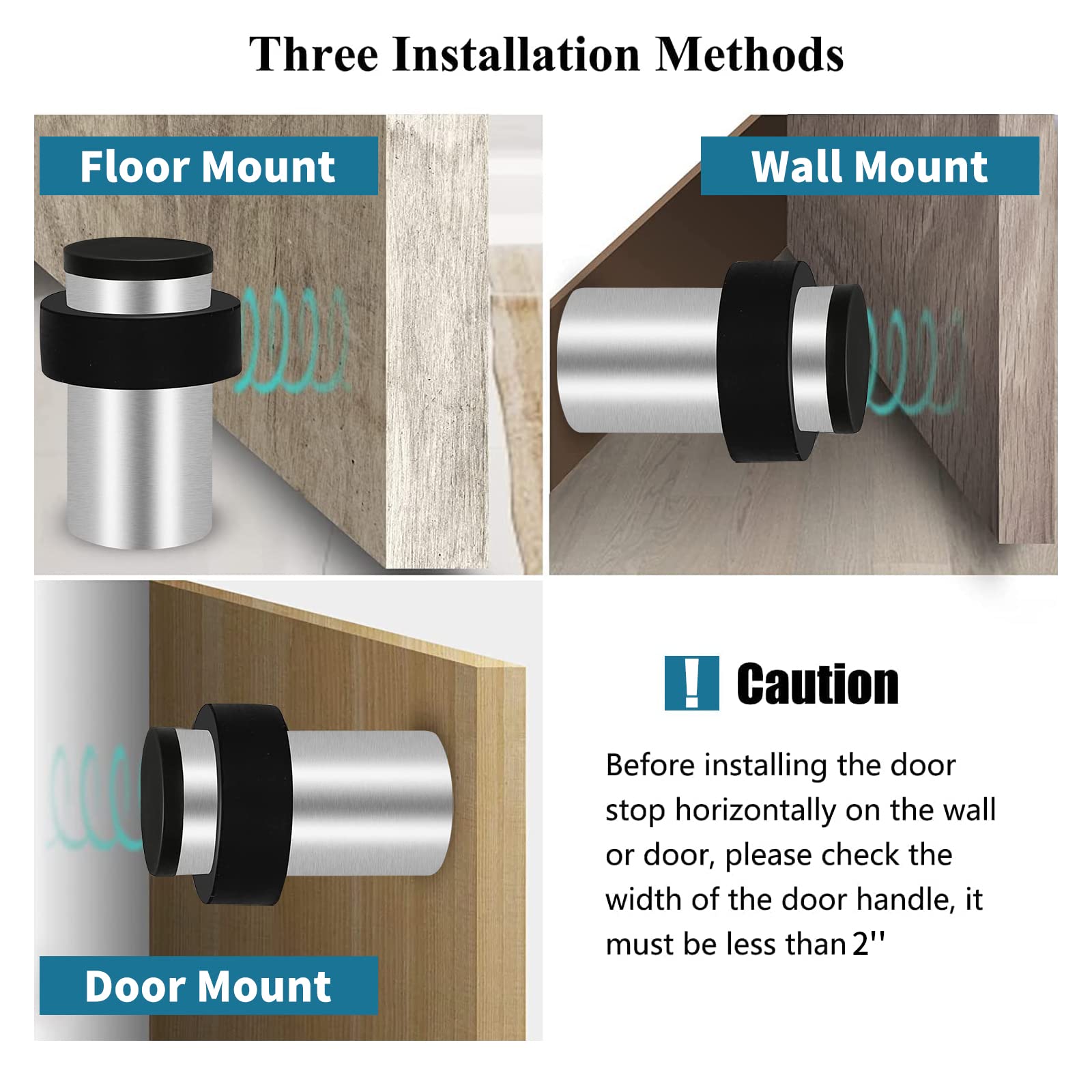 Snapklik.com : KOLAKO Door Stoppers, Cylindrical Floor Door Stops ...