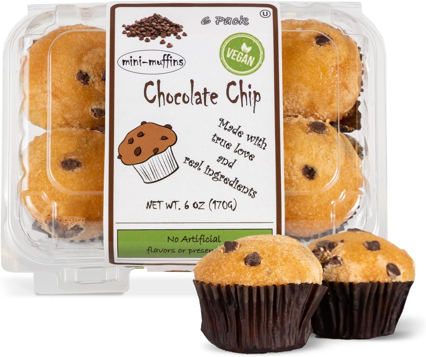 Amazon.com: DIJAS Natural Foods Plant-Based 36-Vegan Mini Muffins ONLY $0.97-oz! Natural and ...