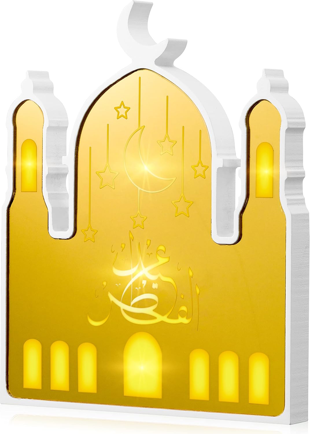 Amazon.com: CNhoqc Ramadan Acrylic Lantern Lights Mosque-Shaped LED ...