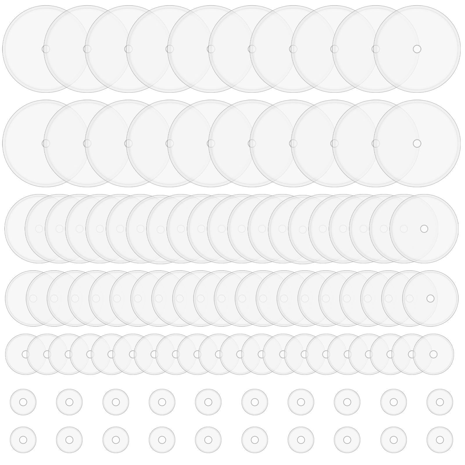 Amazon.com: Molain 120 Pack Clear Earring Backs Stopper for Piercings ...