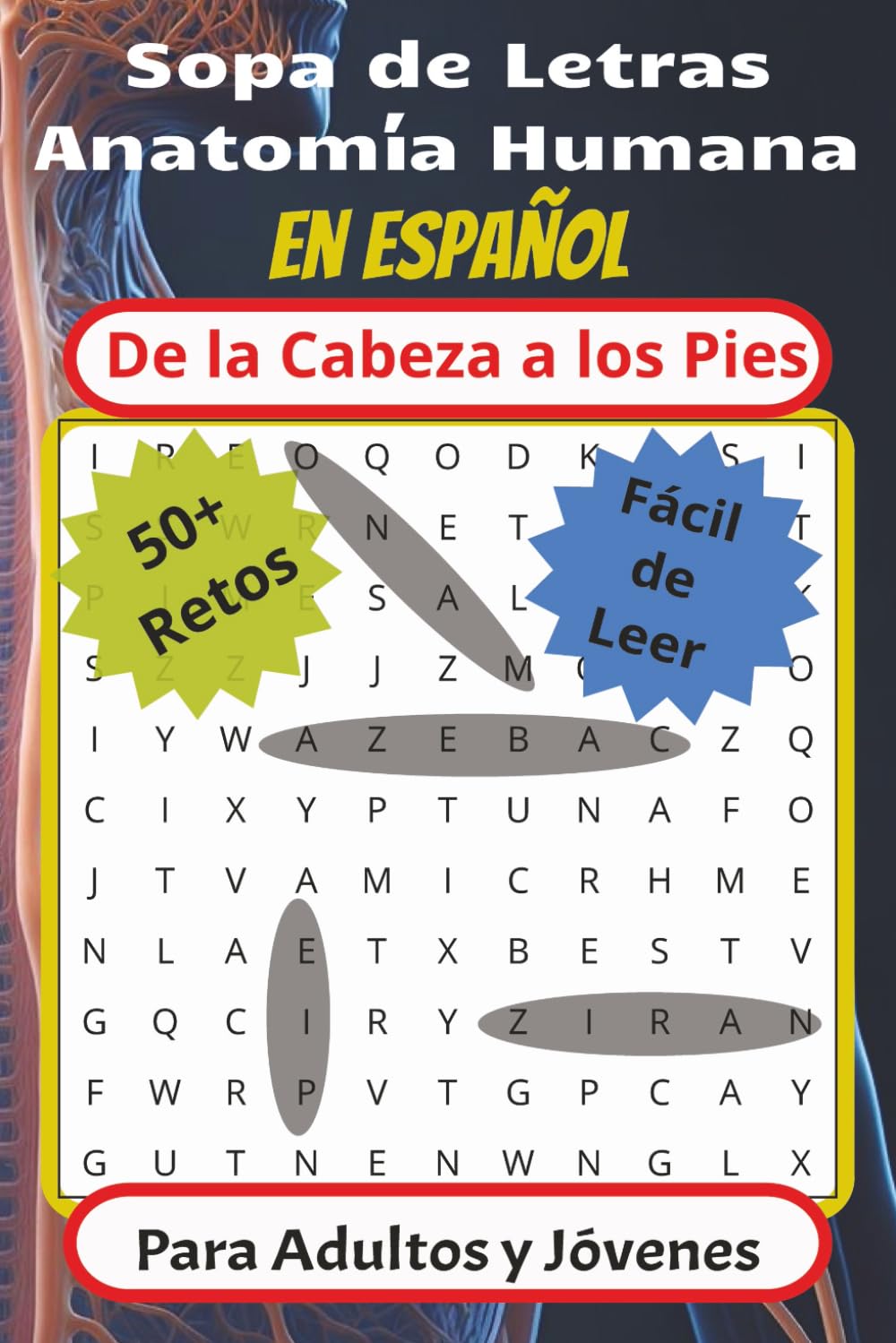 Amazon | Sopa de Letras Anatomía Humana en En Español: Anatomía Humana ...