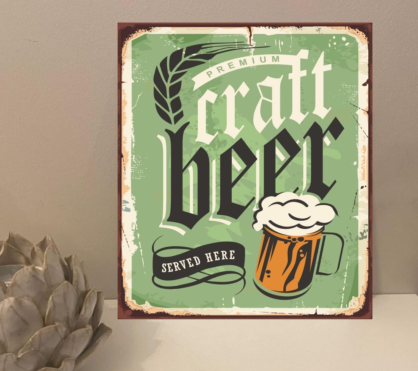 1x Craft Beer Rustic Retro Metal Plaque Sign Gift House Novelty (mt142 ...