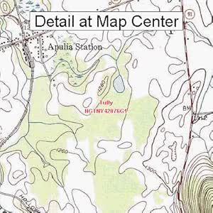 Amazon.com : USGS Topographic Quadrangle Map - Tully, New York (Folded ...