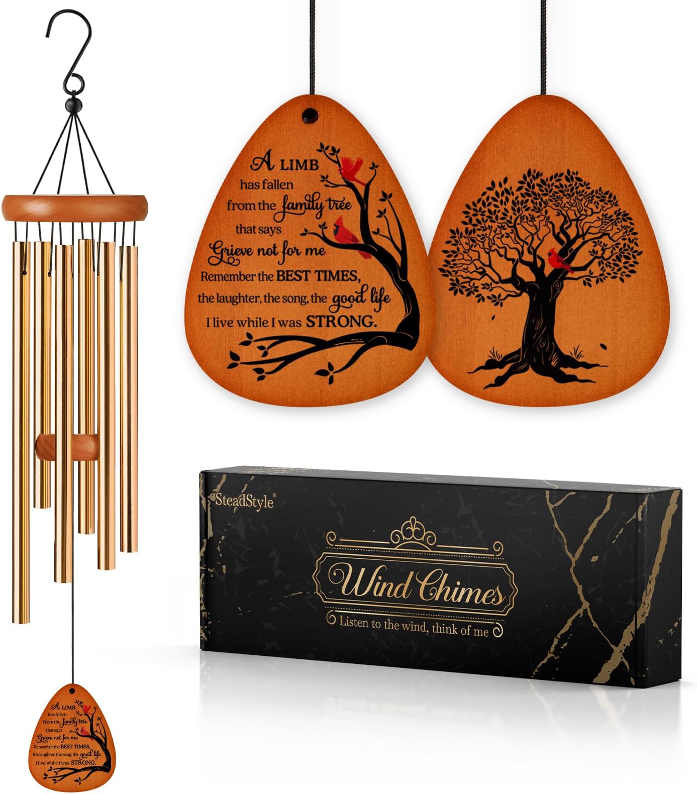 Amazon.com : SteadStyle Memorial Gifts, Sympathy Wind Chimes for Loss ...