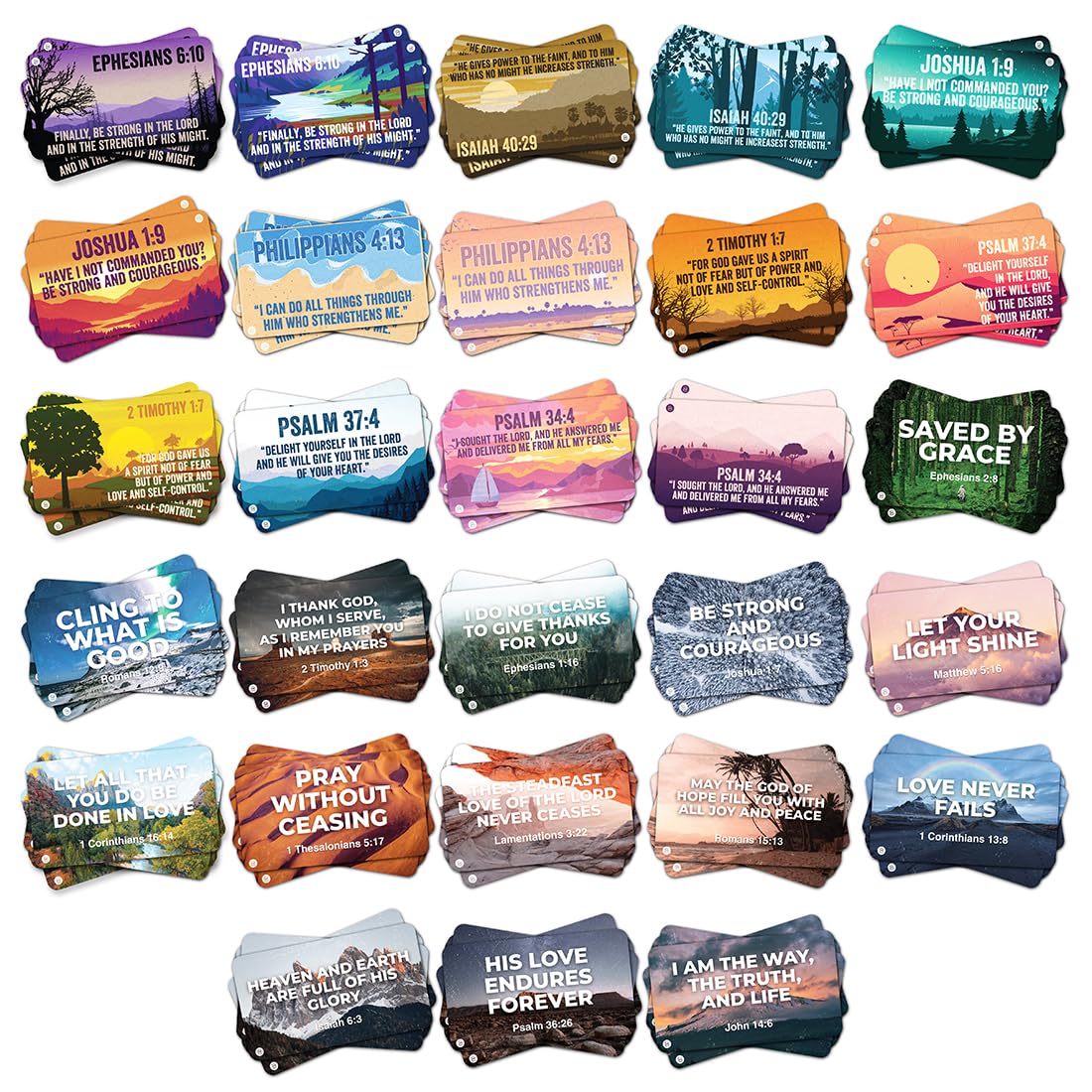 Snapklik.com : 140 Bible Verse Kudos Cards Combo Pack