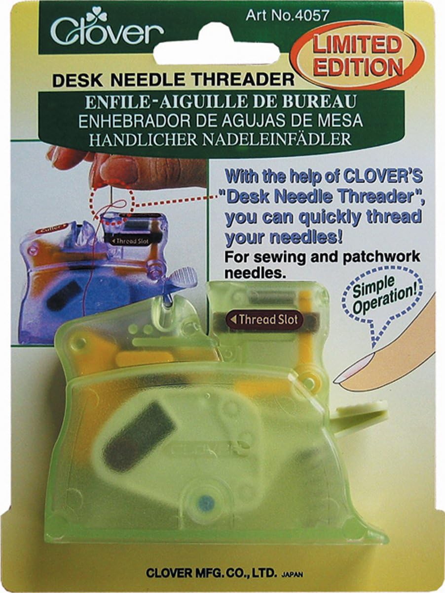 Amazon.com: Clover Desk Needle Threader, Green (4072)