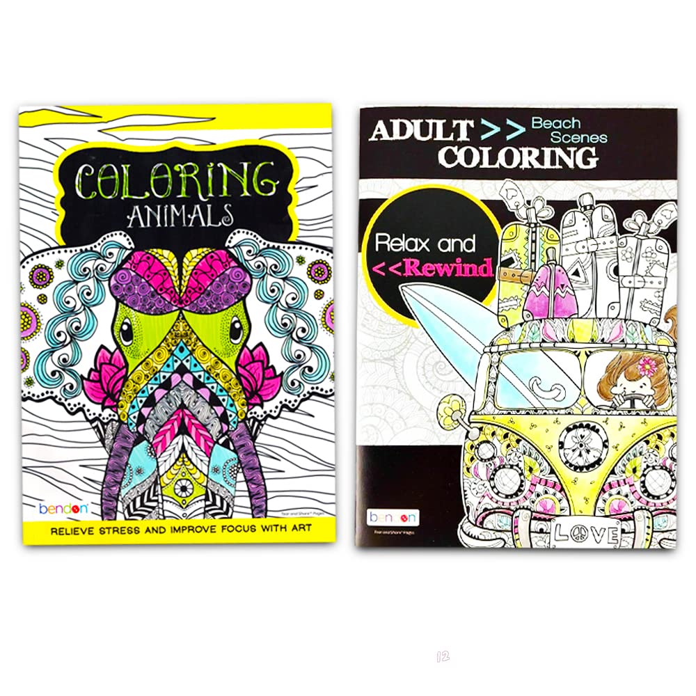 Buy Adult Colouring Books Value Set -- 3 Books (Over 140 Stress ...
