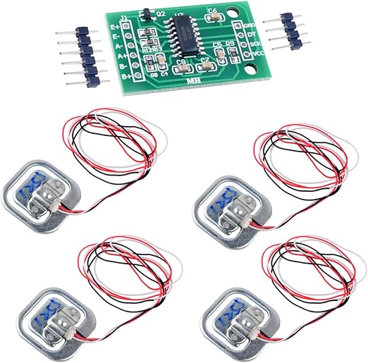 Amazon.com: 4pcs 50kg Half-bridge strain gauge Load Cell Body Scale ...