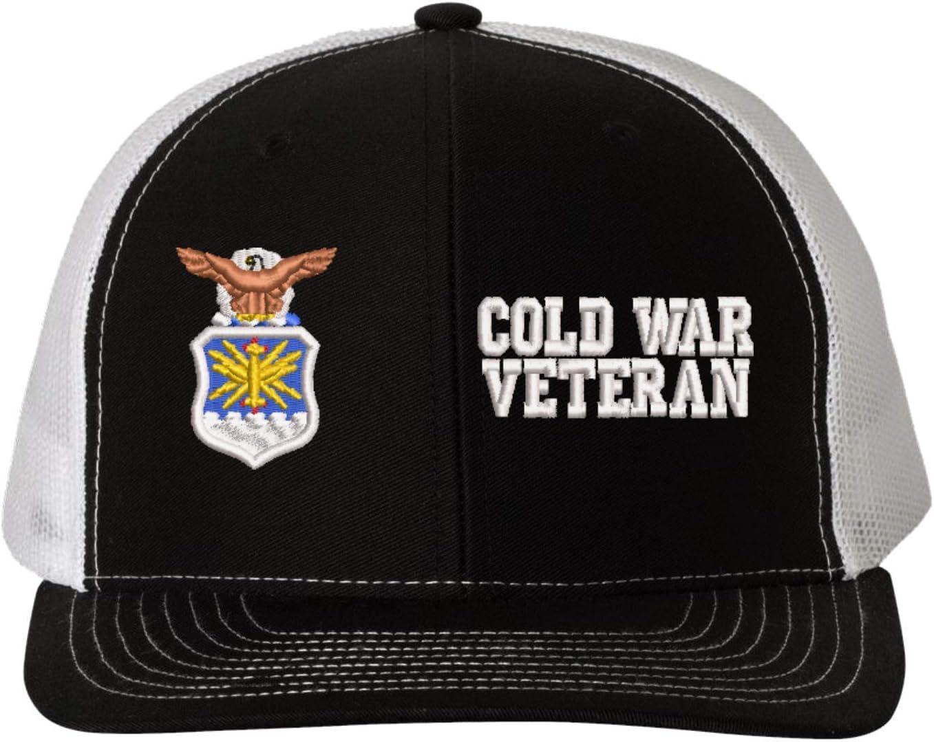 MilitaryBest U.S. Air Force Symbol Cold War Veteran Mesh Back Cap Black ...