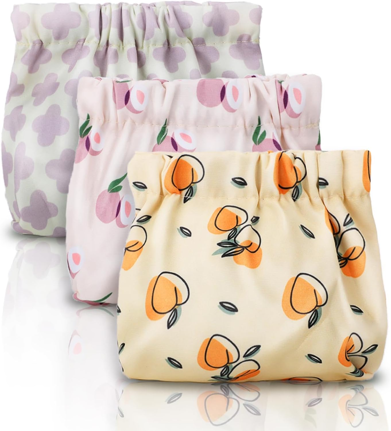 Amazon.com: Mozeat Lens 3Pcs Small Makeup Bag, Mini Makeup Bag for ...