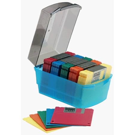 Amazon.com: 3.5" Disk Storage Box Data Case Holder - Stores up to 100 ...