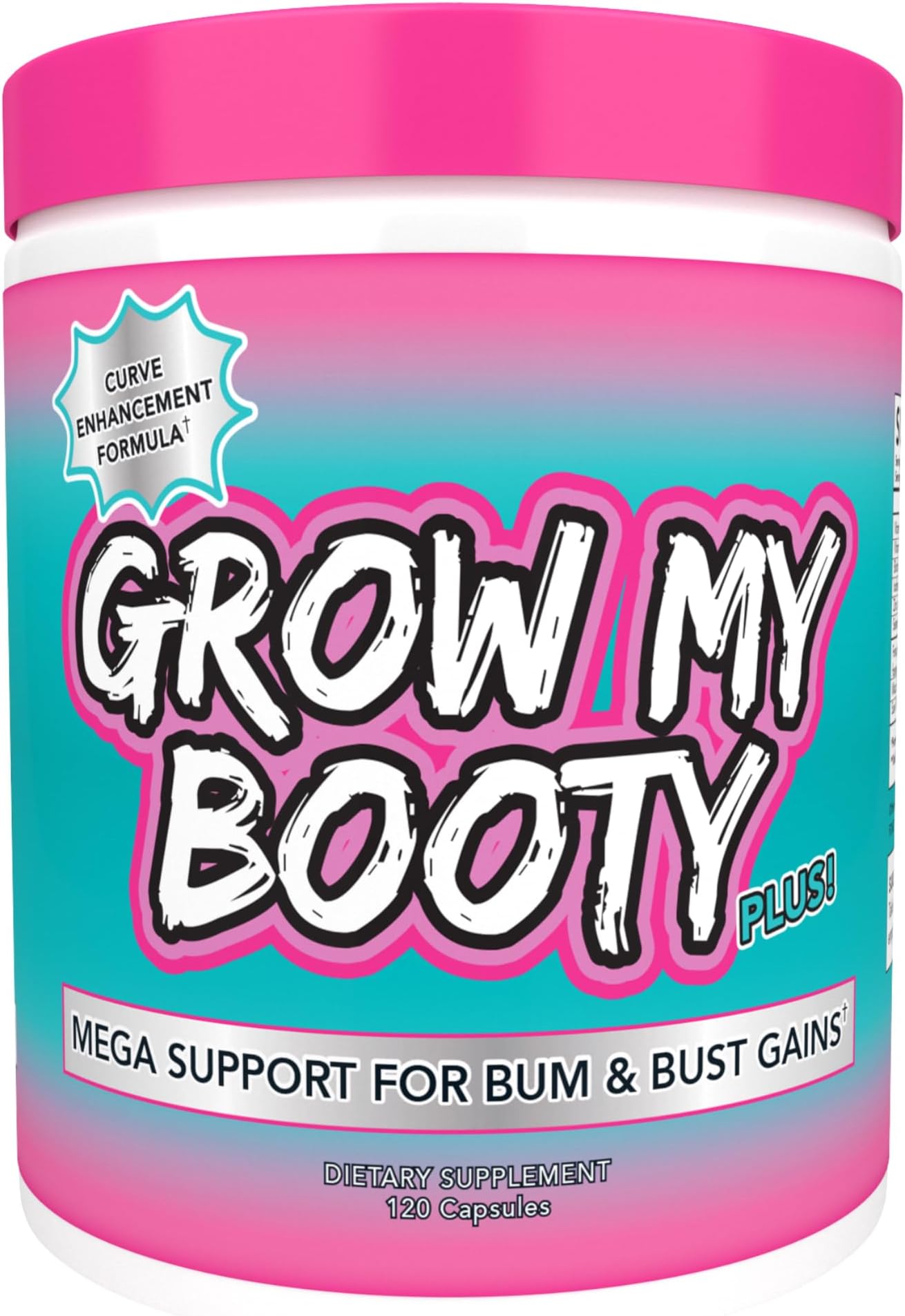 Amazon.com: SPAZMATIC Grow My Booty Plus Butt Enhancement Booty Pills ...