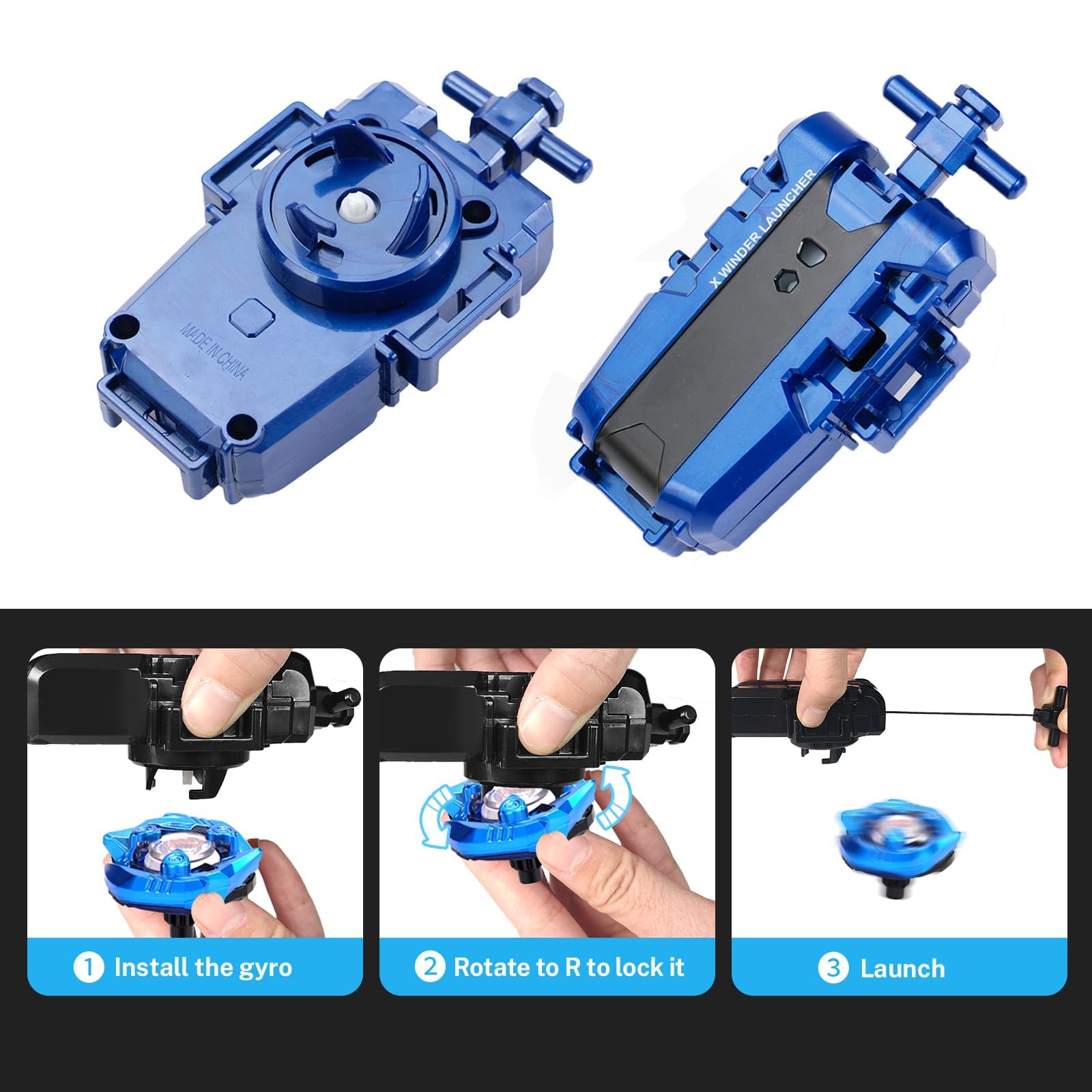 Beyblade Type Top Beyblade X Soar Phoenix Deluxe String Launcher Set ...