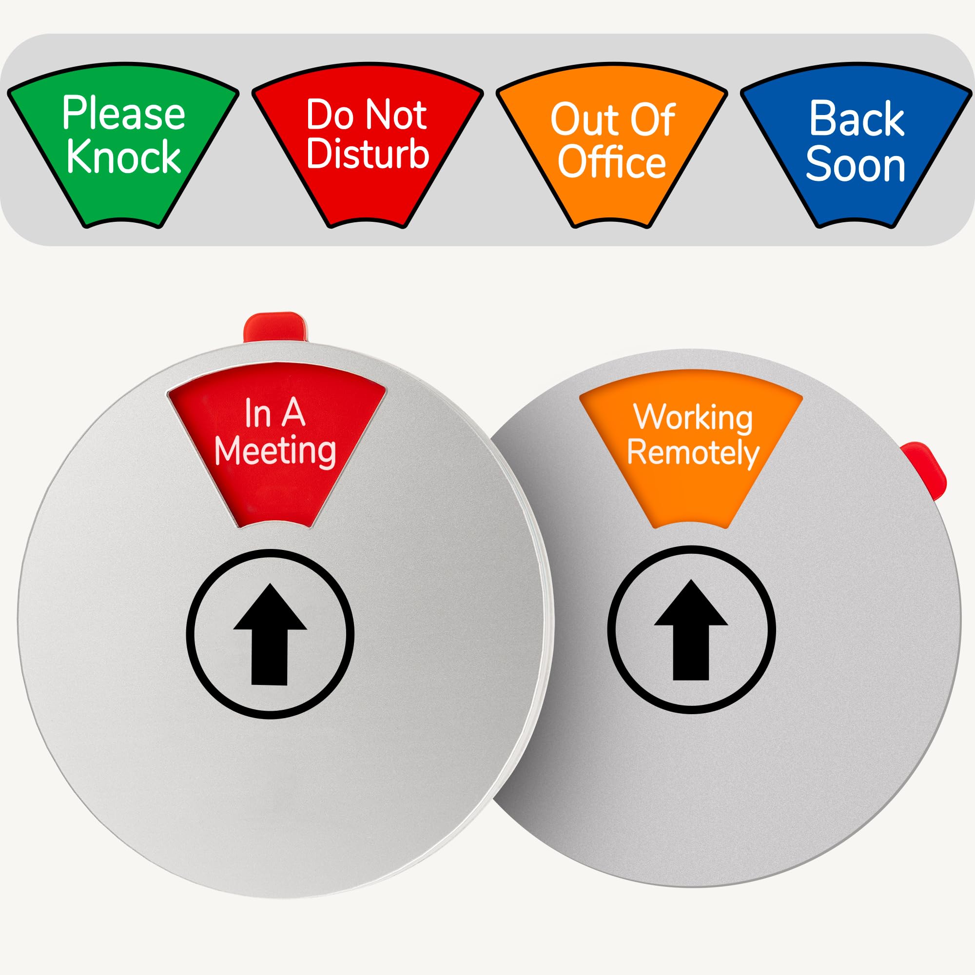 Amazon.com : 2PK Office Door Signs Do Not Disturb, 6 Options Private ...