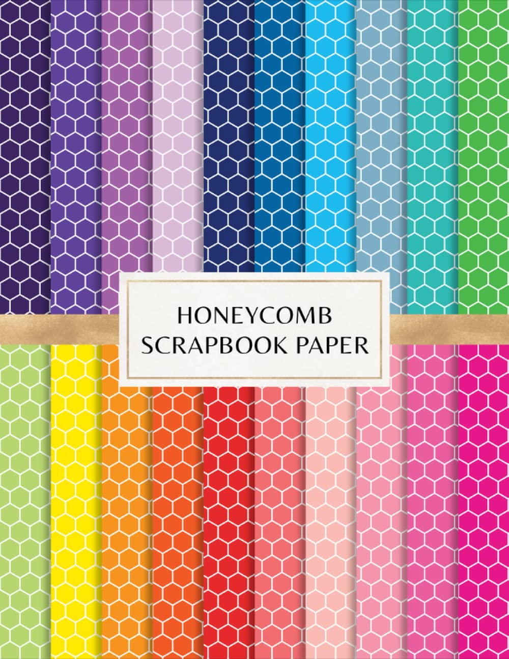 Honeycomb Scrapbook Paper: Decorative Craft Pages For Card Making ...