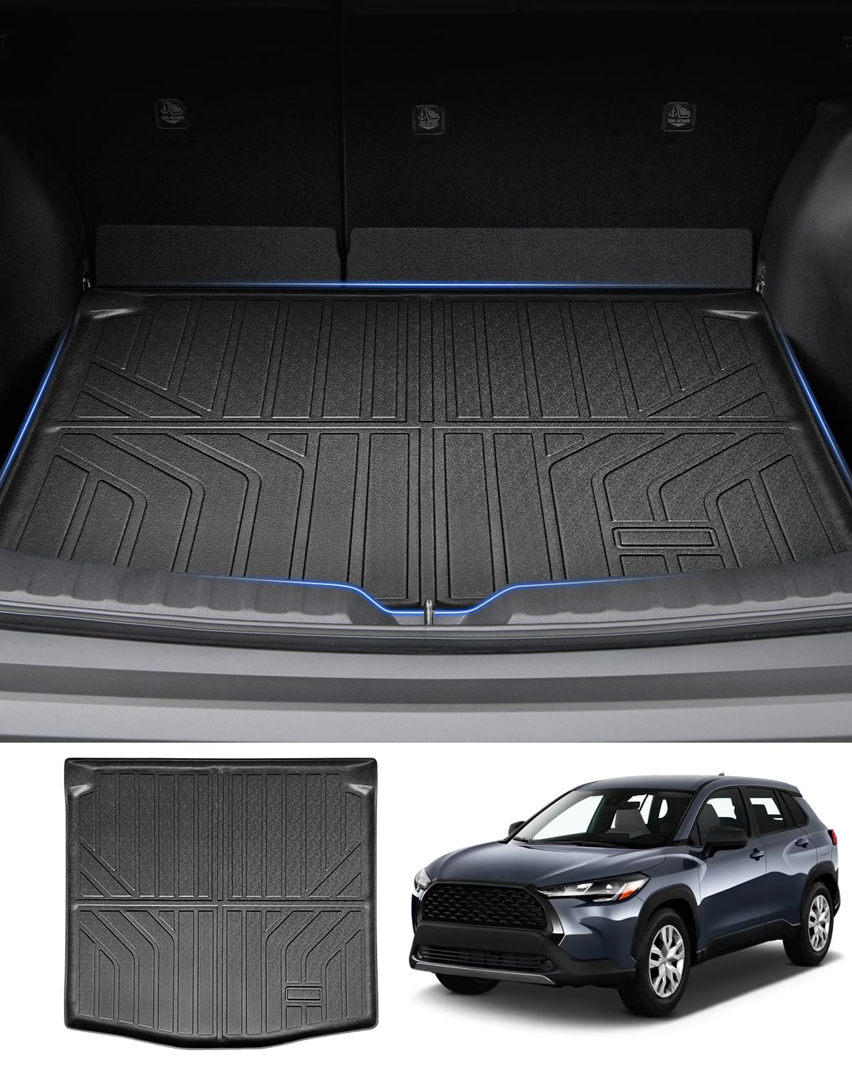Snapklik.com : Trunk Mat For 2022-2024 2025 2026 Toyota Corolla Cross ...