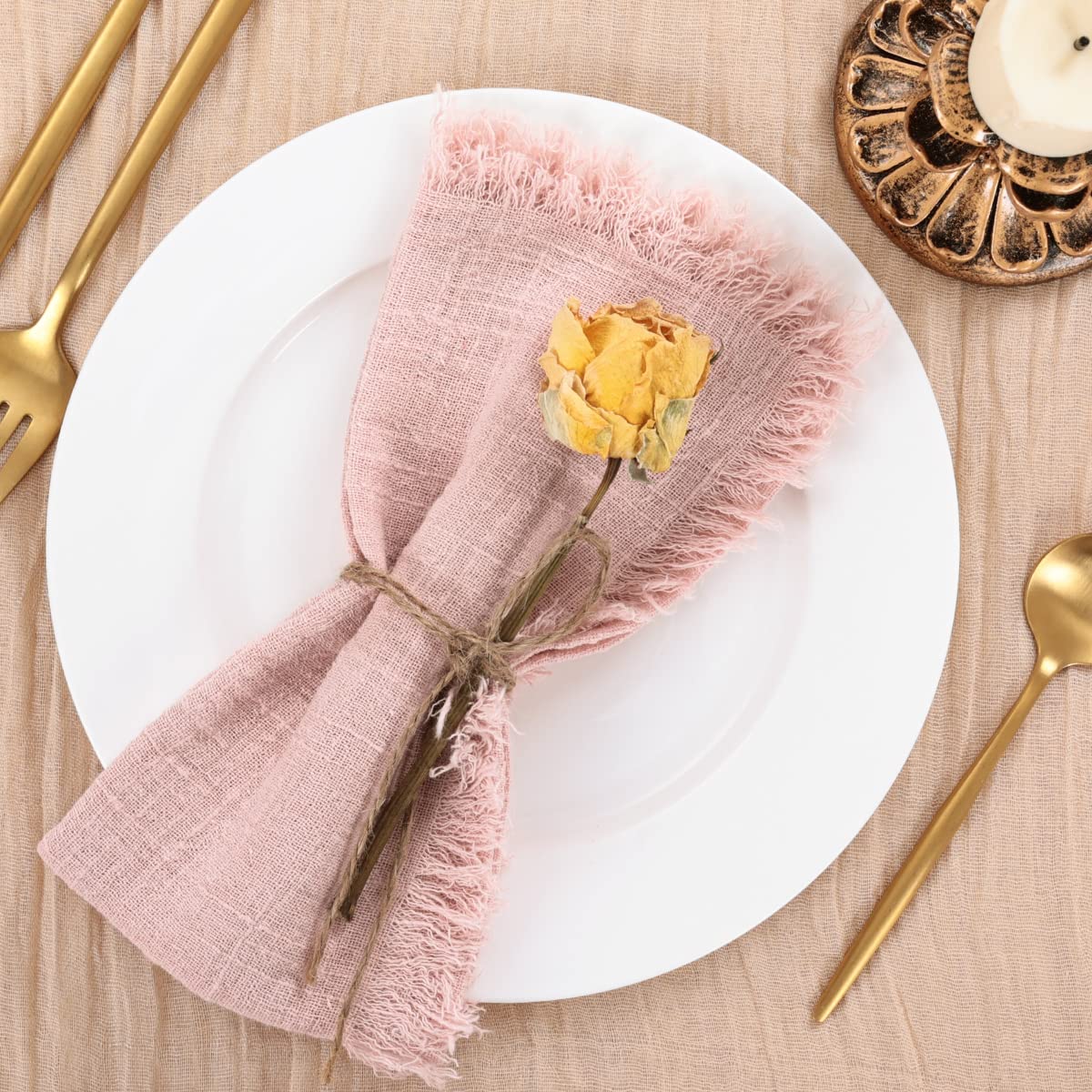 Wedding cloth napkins 60 photos - Astyledwedding.com