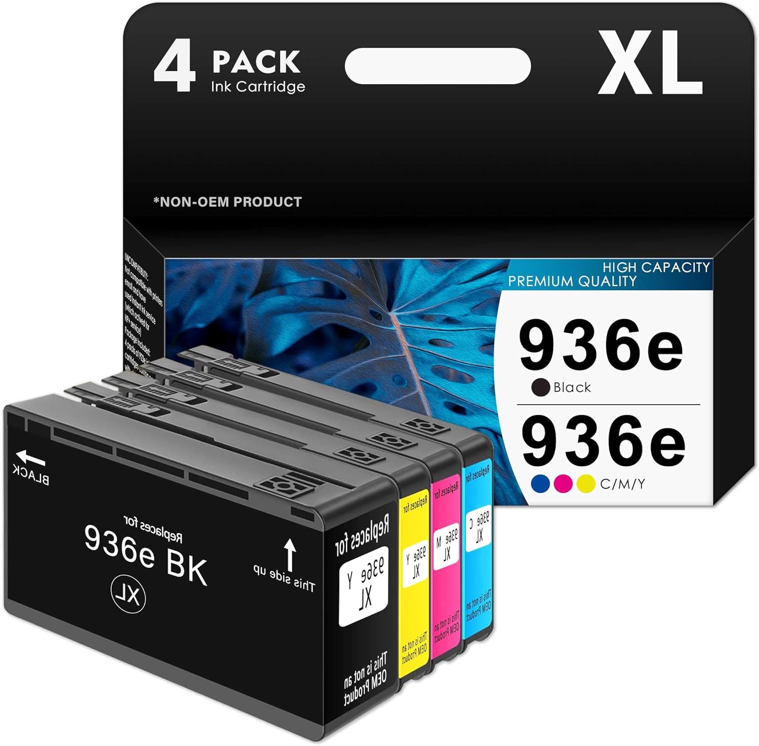 Amazon.com: 936e Ink Cartridges 936xl Black and Color Combo Pack ...