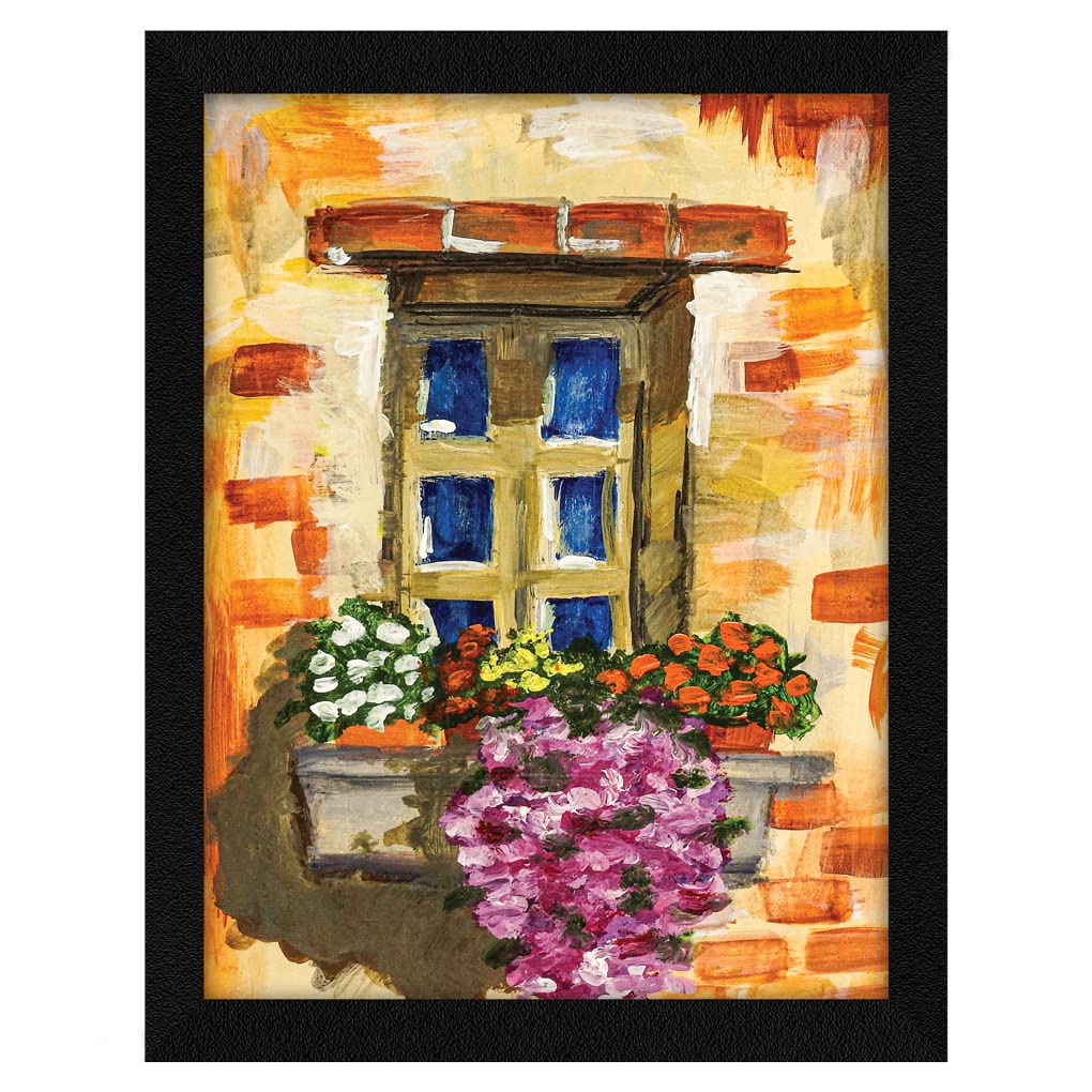Antique Window Art Ideas Arts & Crafts Stained Glass Pine Framed