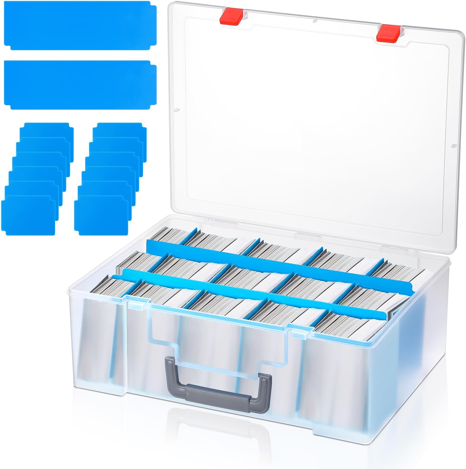 Amazon.com: RoundFunny Trading Storage Box for 3" x 4" card Plastic ...