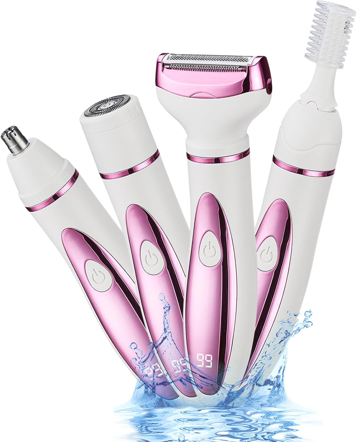 Amazon.com: Vacto Upgraded 4 in 1 Electric Razors for Women, Portable ...