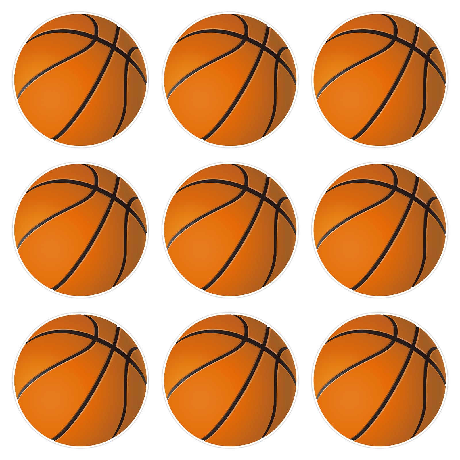 Amazon.com: 45 Pcs Basketball Cutouts Sports Ball Cutouts for Bulletin ...