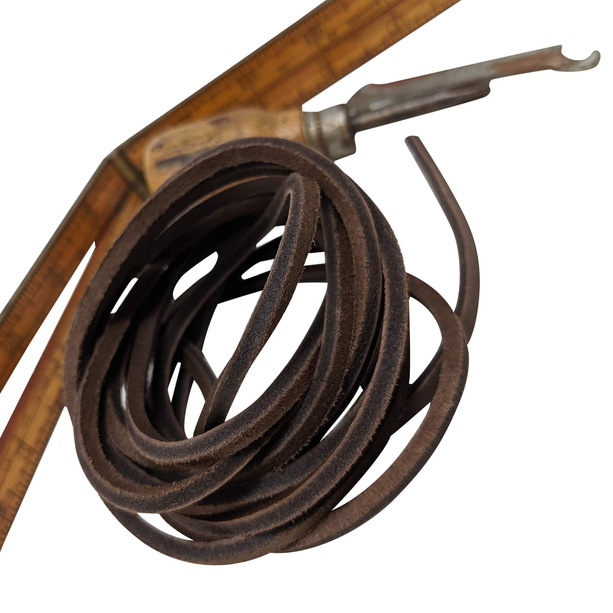 Snapklik.com : TOFL Leather Boot Laces Logger Style Dark Brown Easy ...