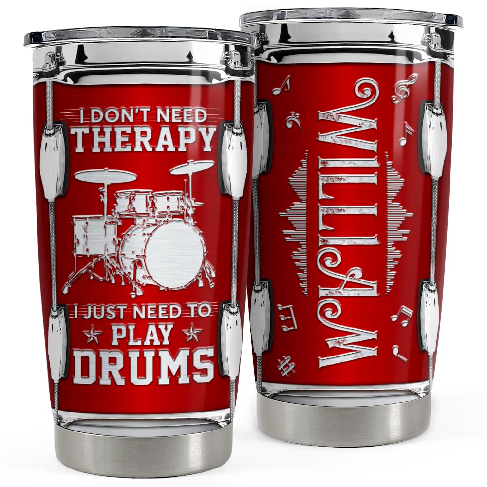 Amazon.com | SANDJEST Personalized Drummer Gifts for Men Gift for ...