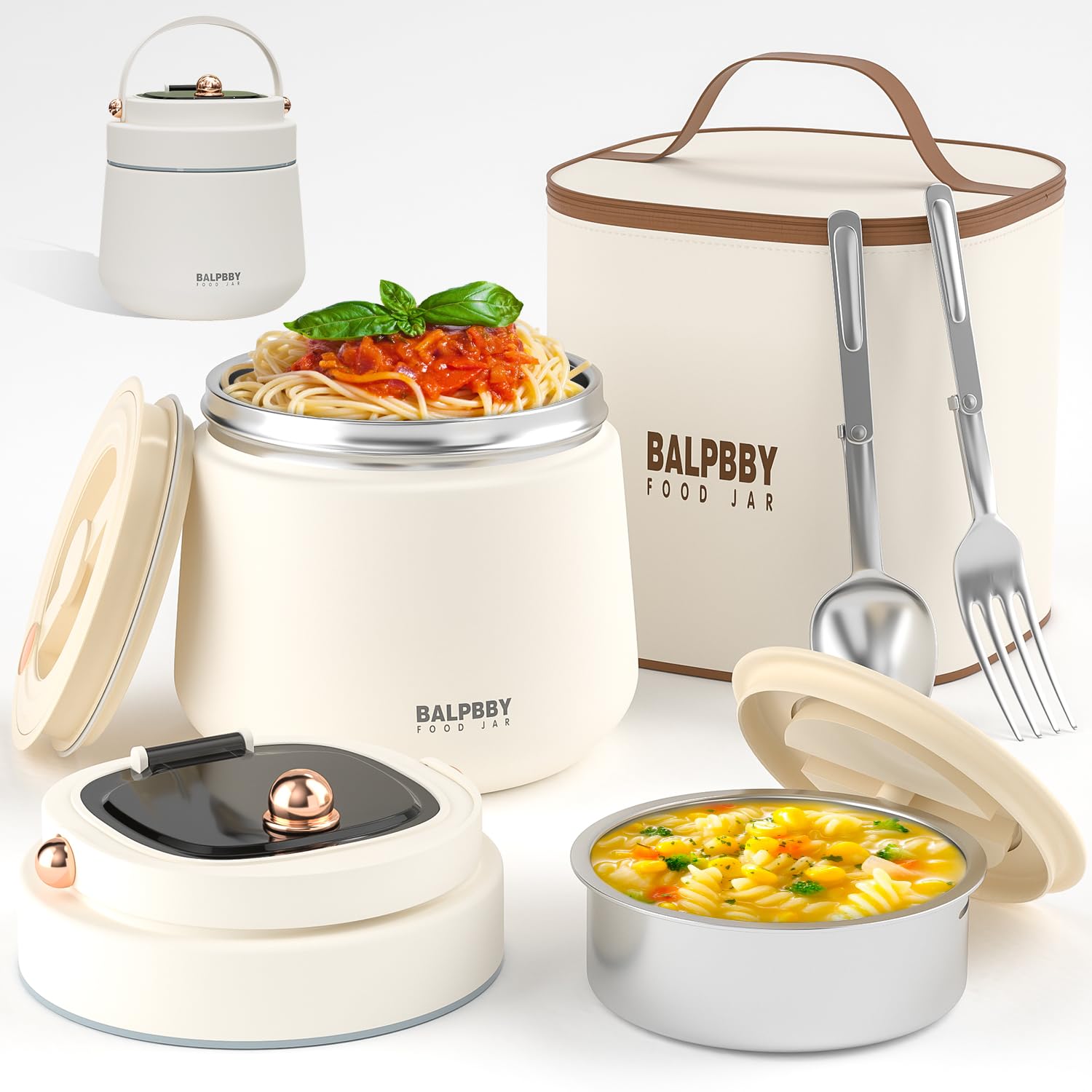 Amazon.com: Thermo for Hot Food Adults 40OZ Soup Thermo Lunch ...