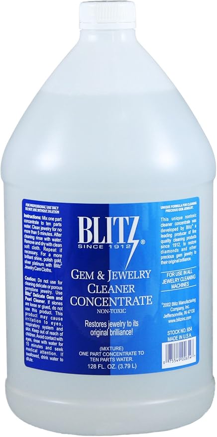 Amazon.com: Blitz 654 1-Gallon Jewelry Cleaning Machine Concentrate ...
