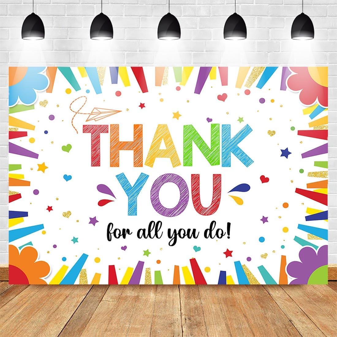 Amazon.com : Ticuenicoa Employee Appreciation Day Banner - 7x5ft,Thank ...