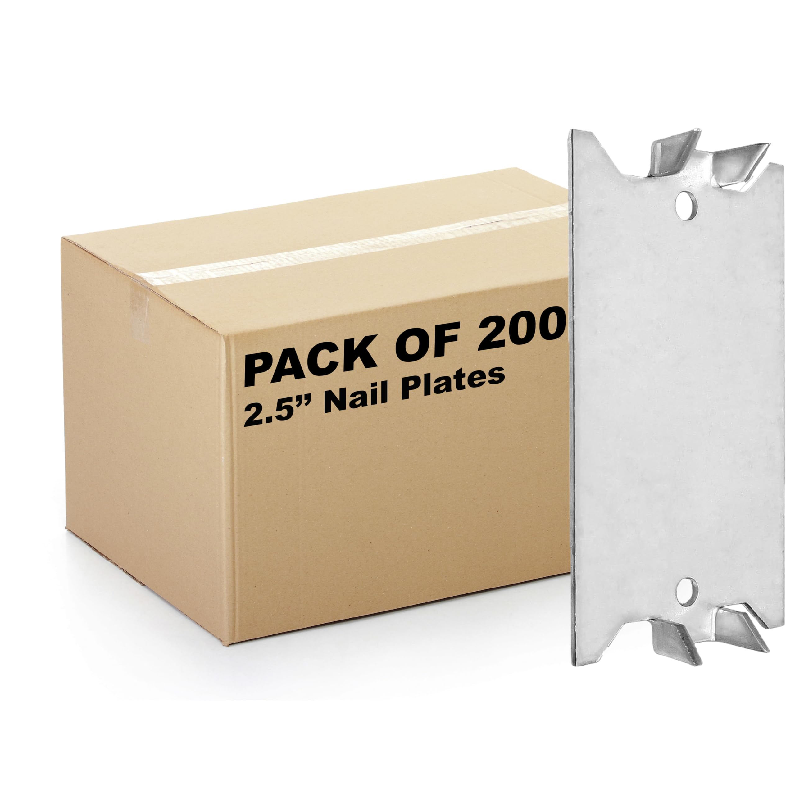 Snapklik.com : (200 Pack) AP-12061, Safety Nail Plate For Wood Studs 16 ...